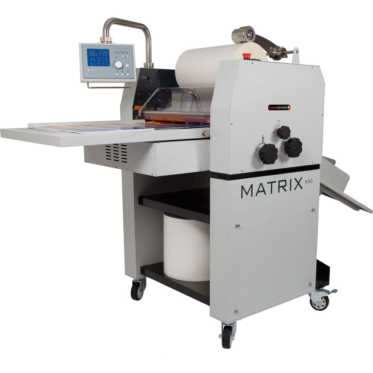 Matrix MX-530DP Duplex Pneumatic Roll Laminator – Elmstok Ltd