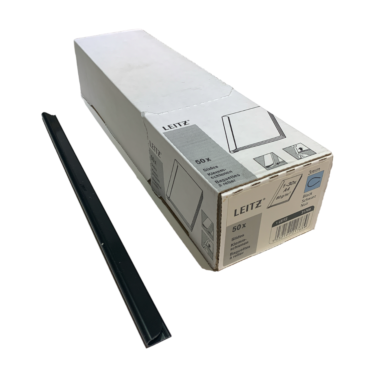 7mm Black A4 Plastic Slide Binders (500) – Elmstok Ltd