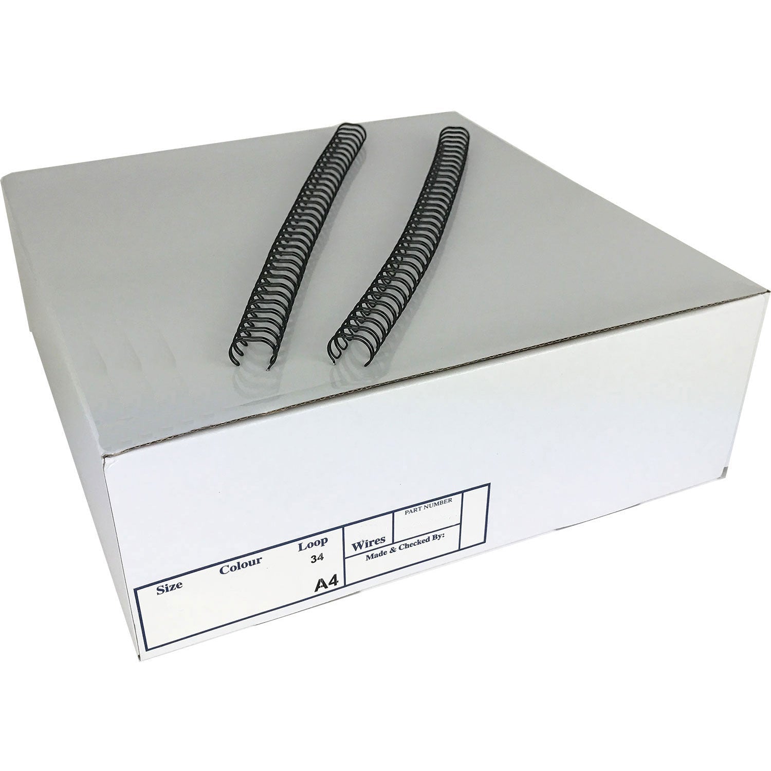 No.9 (14.3mm 9/16") A4 3:1 Binding Wires Trade Pack - 250 – Elmstok Ltd