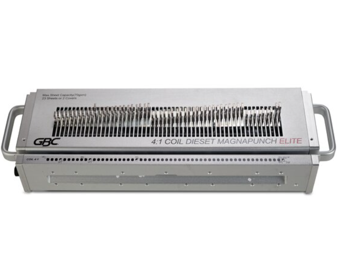 GBC Magnapunch Elite 4:1 Coil Spiral Bind Punch Tool Die-Set – Elmstok Ltd
