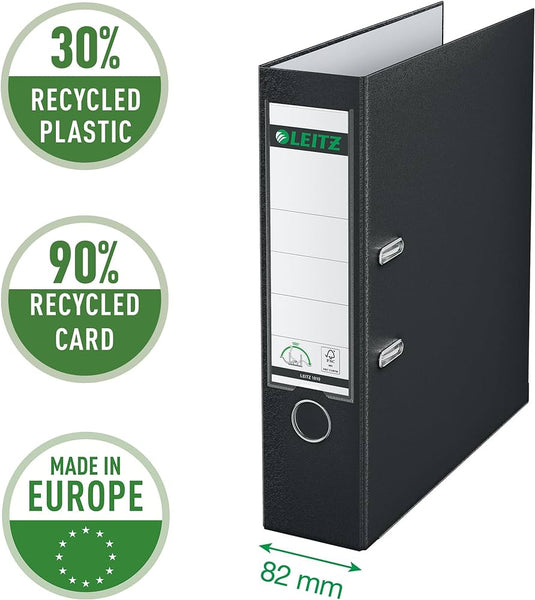 180 Degree Filing System Leitz 80mm Spine A4 Lever Arch File - 180 ...