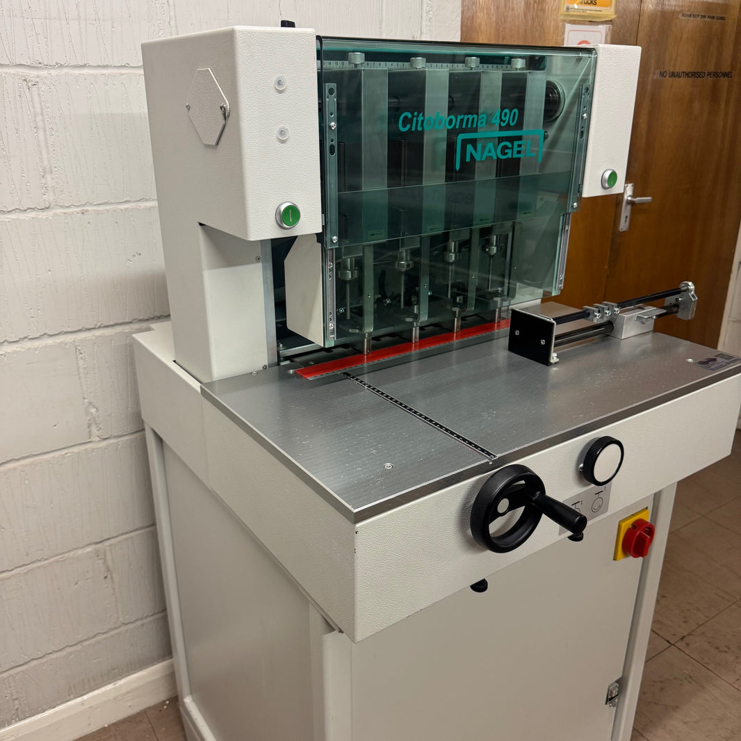 Refurbished Nagel Citoborma 490 4-Head Heavy-Duty Paper Drill – Elmstok Ltd