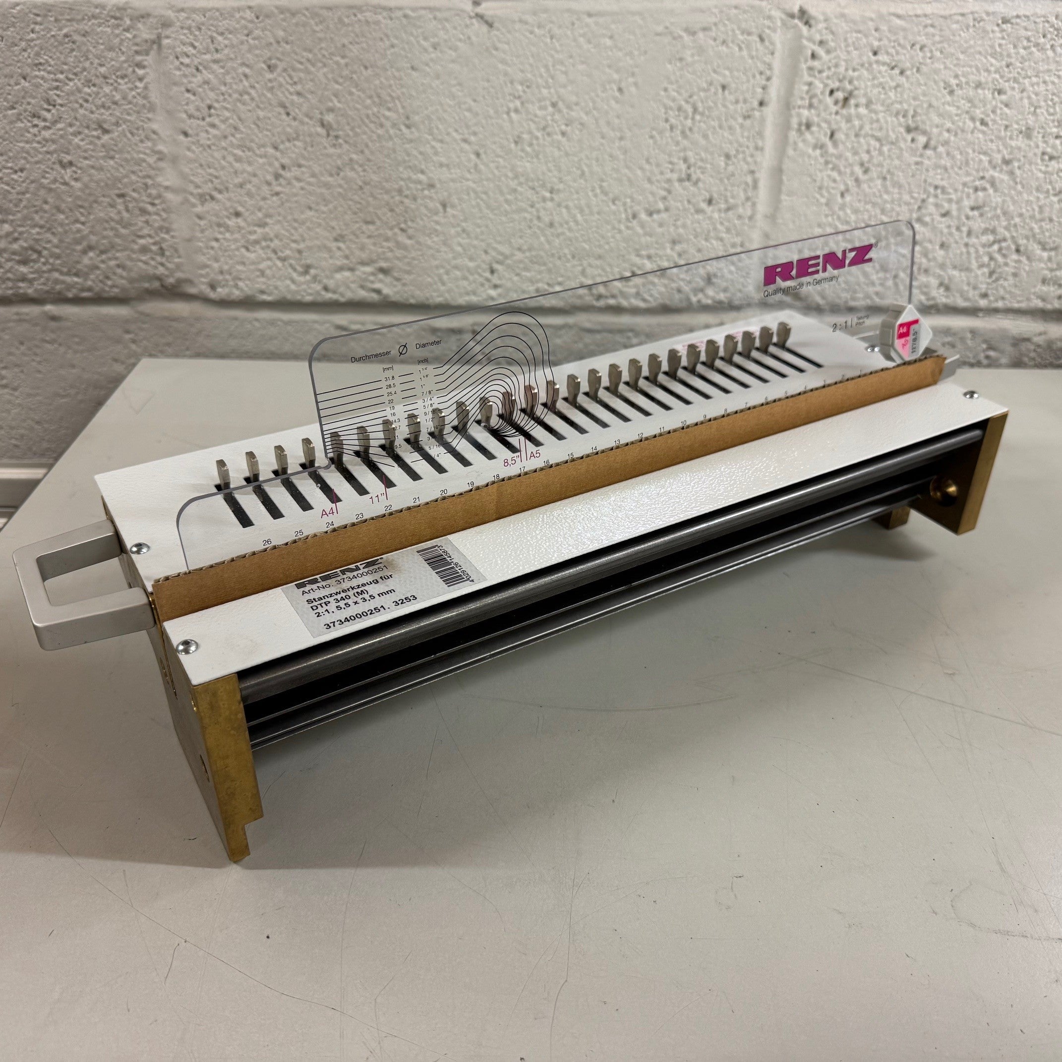 Renz DTP 340M/A 2:1 Oblong-Rectangle Wire Punch Tool - Brand New ...