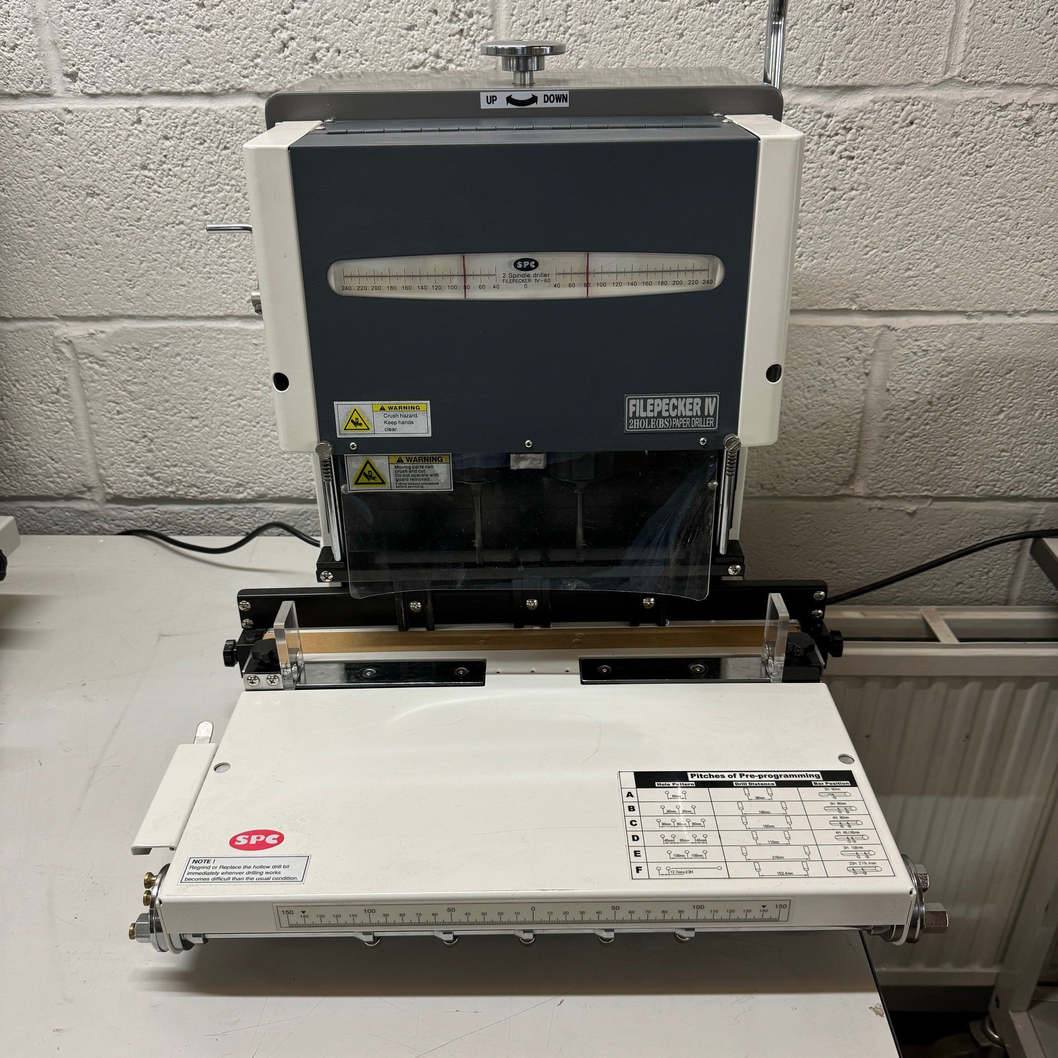 Pre-owned SPC Filepecker SPC4 Twin-Head Paper Drill – Elmstok Ltd