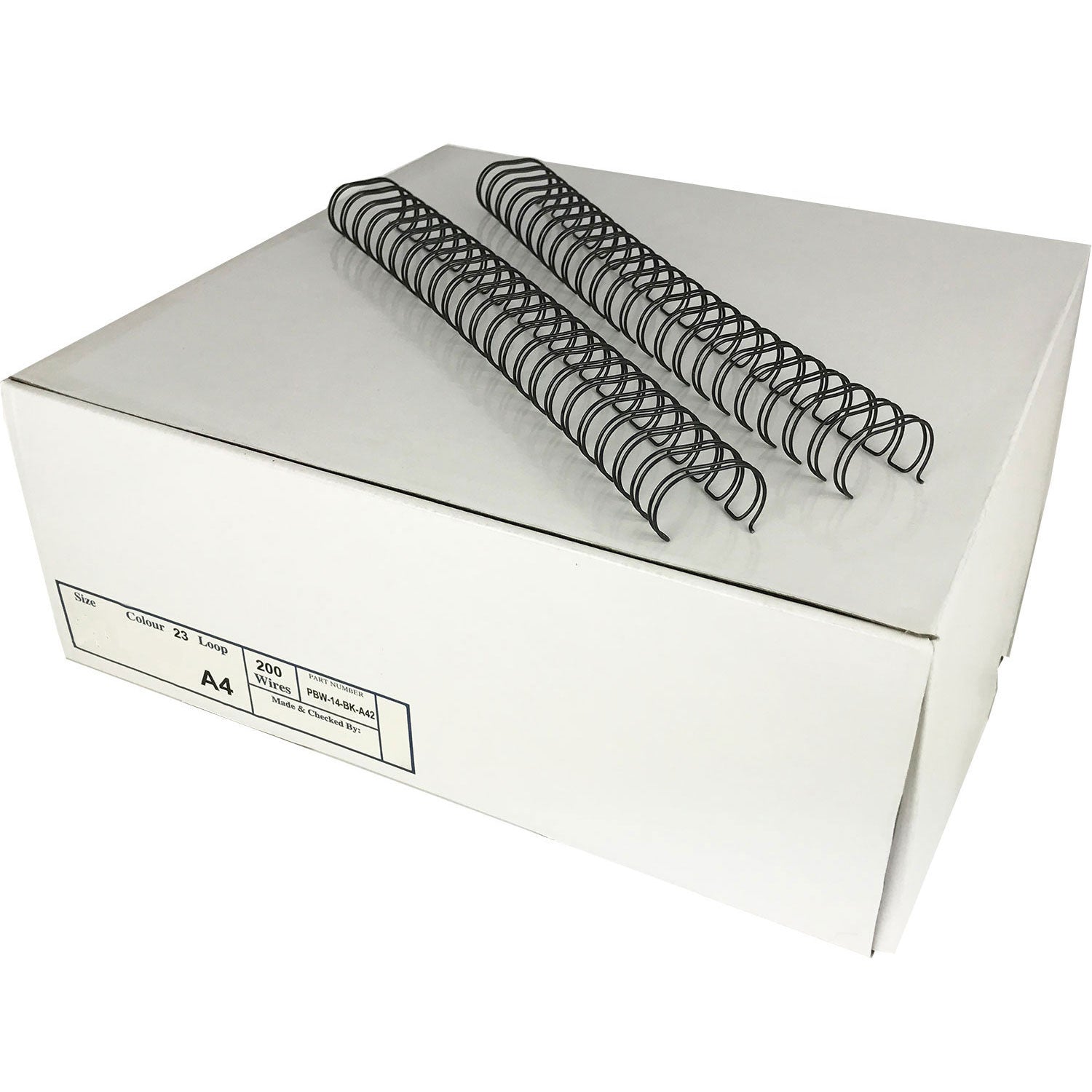 No.16 (25.4mm 1") A4 2:1 Binding Wires Trade Pack - 200 – Elmstok Ltd