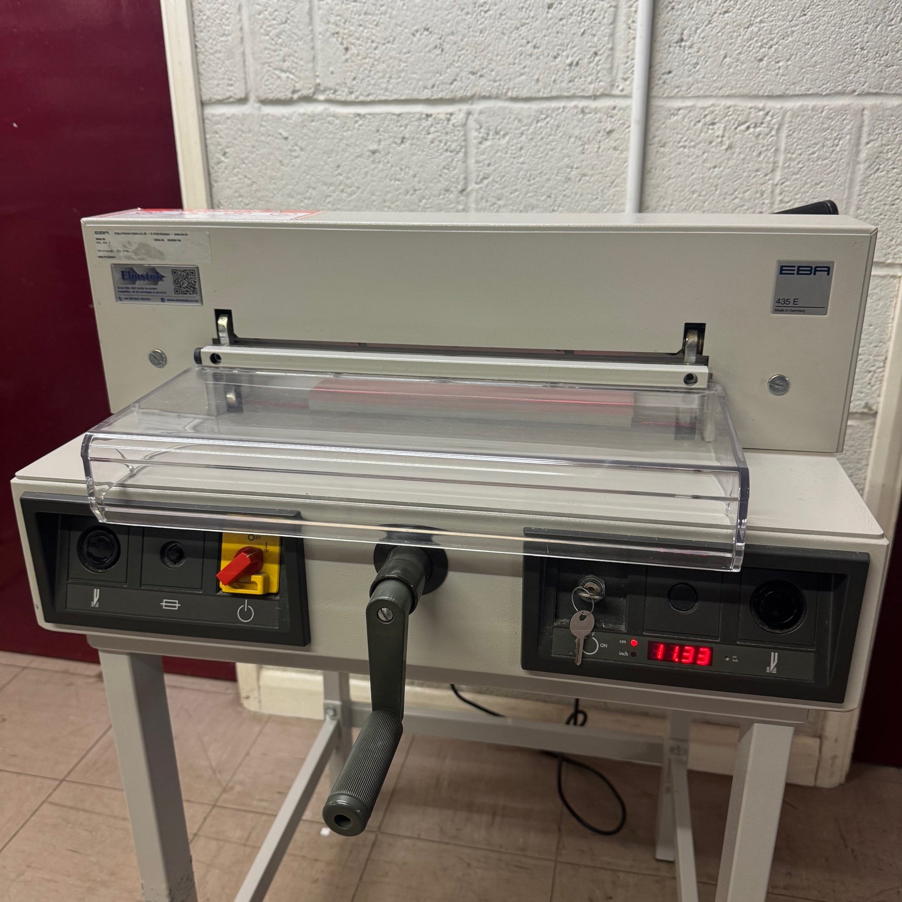 Used, Second-hand, EBA 435E IDEAL 4215 Electric Guillotine Cutter ...