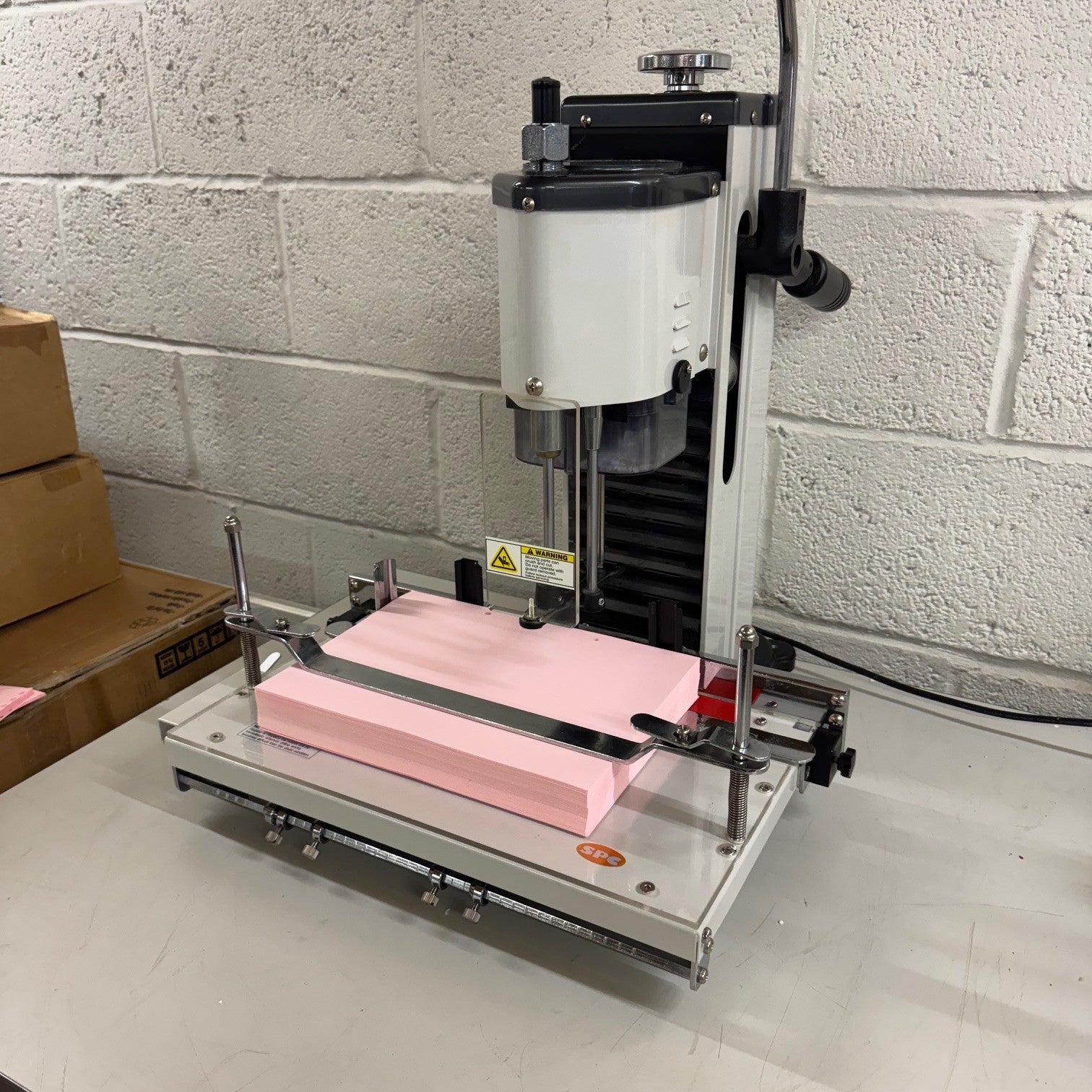 Pre-owned, Used, SPC Filepecker III 100 Single-Head Paper Drill ...