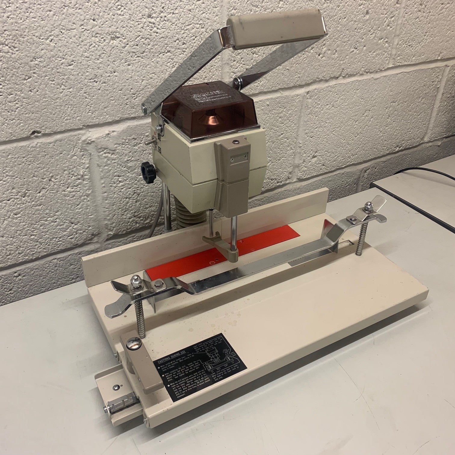 Uchida VS25 Programmable Paper Drill – Elmstok Ltd