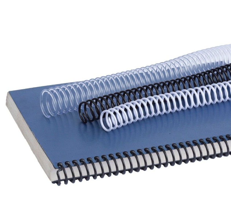 Plastic PVC A4 Binding Coil Spirals 4:1 Pitch – Elmstok Ltd