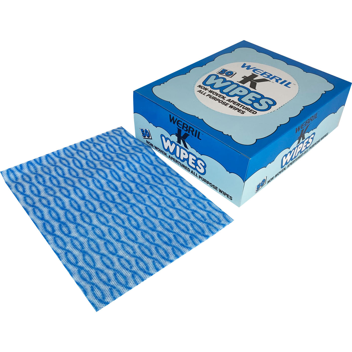 Webril K-Wipes Non-Woven Apertured All-Purpose Cloths (50) – Elmstok Ltd