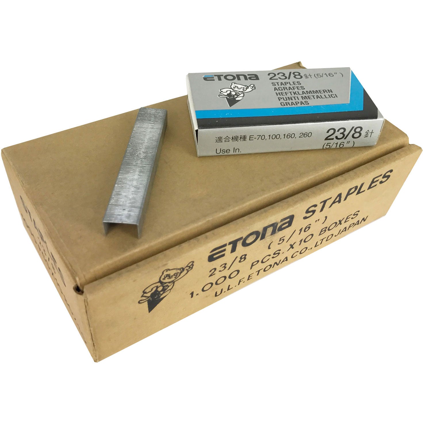 Etona Heftklammern Chisel Staples 23/6, 8, 10, 12, 15, 17,20,24 (5000 ...