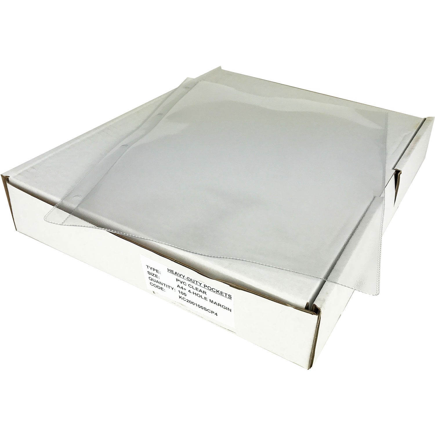 Heavy-duty Clear PVC 4_hole Pre-punched Binder File Pockets To Accept ...