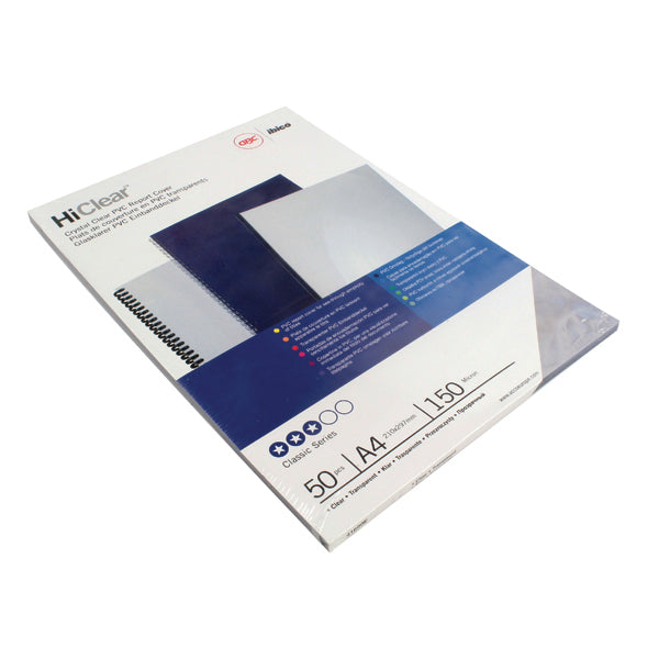 Branded GBC HiClear PVC 150Micron Clear Sheets (50) - 41600E – Elmstok Ltd
