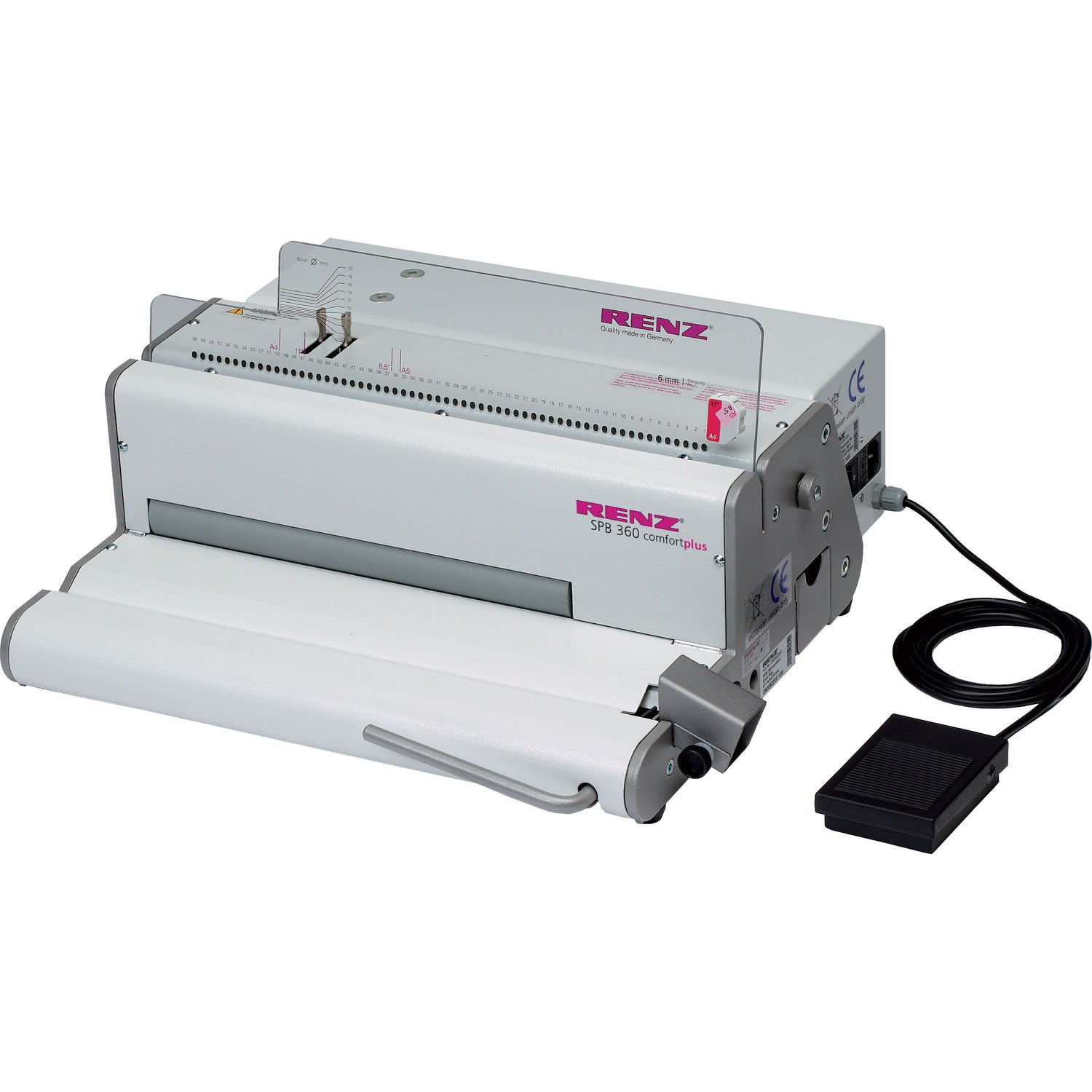 Renz SPB 360 ComfortPlus Electric Punch Machine For Coil Binding With ...