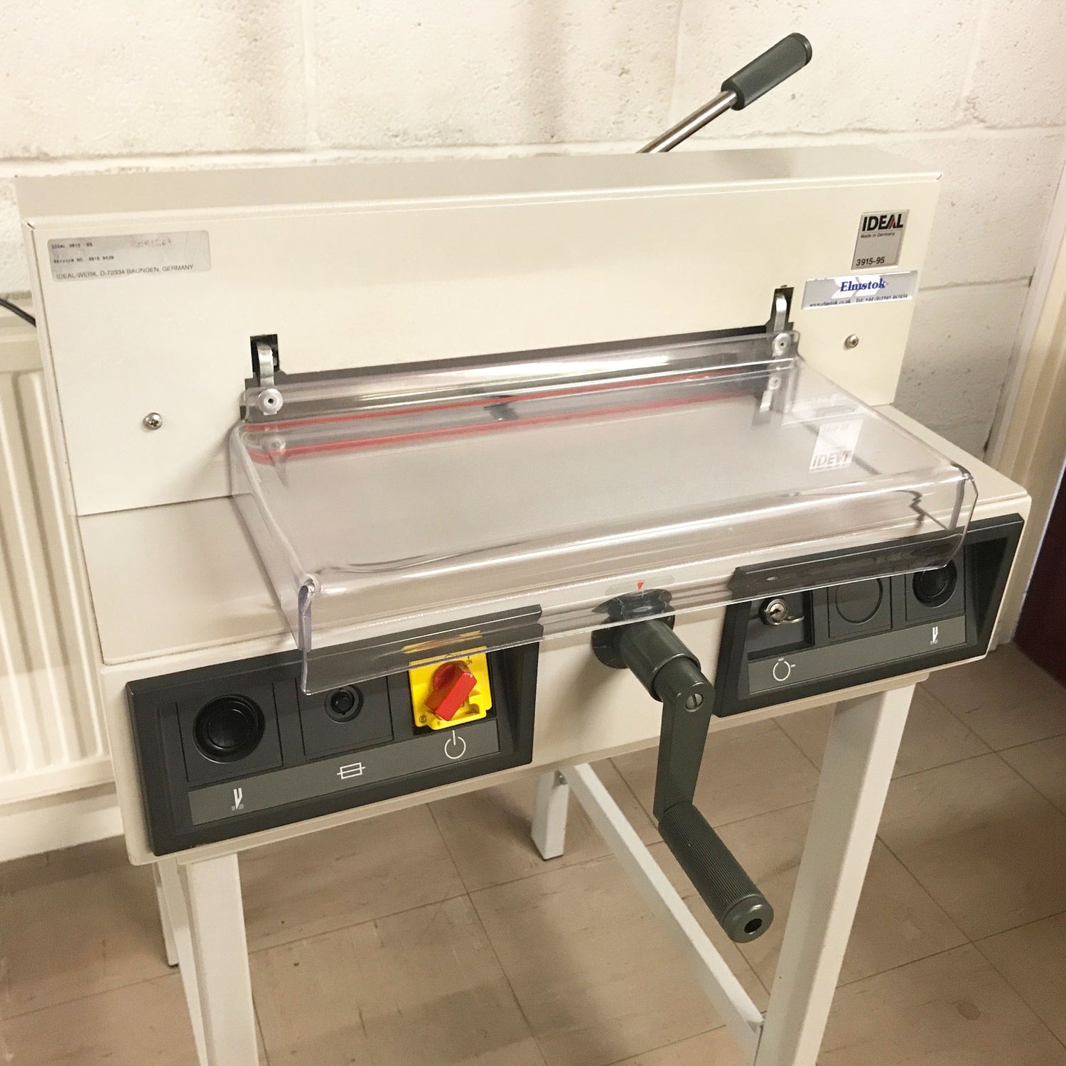 Plastic Front Safety Guard For IDEAL 3915 Electric Guillotine Cutter ...