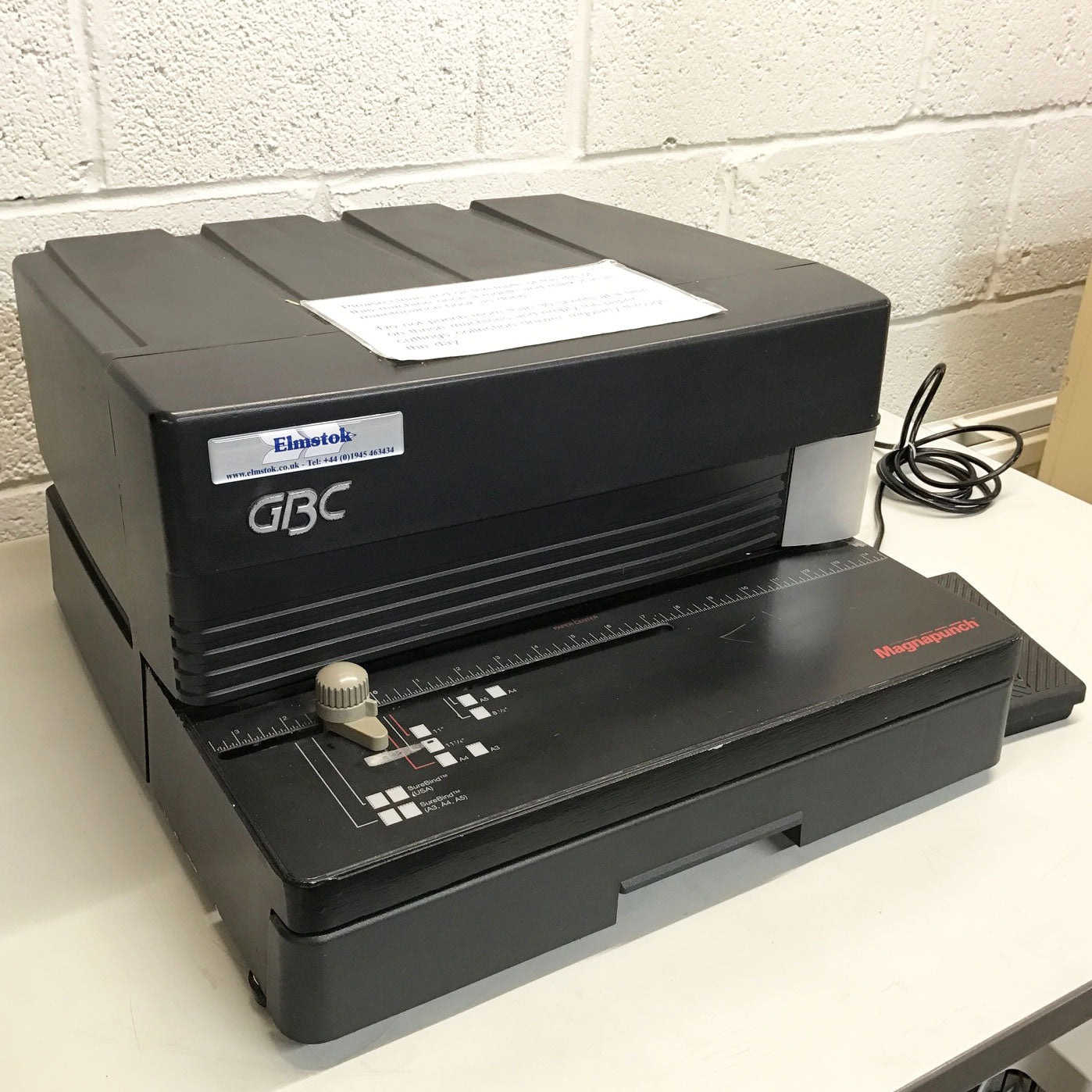Pre-owned GBC Magnapunch 1.0 Electric Binding Punch – Elmstok Ltd