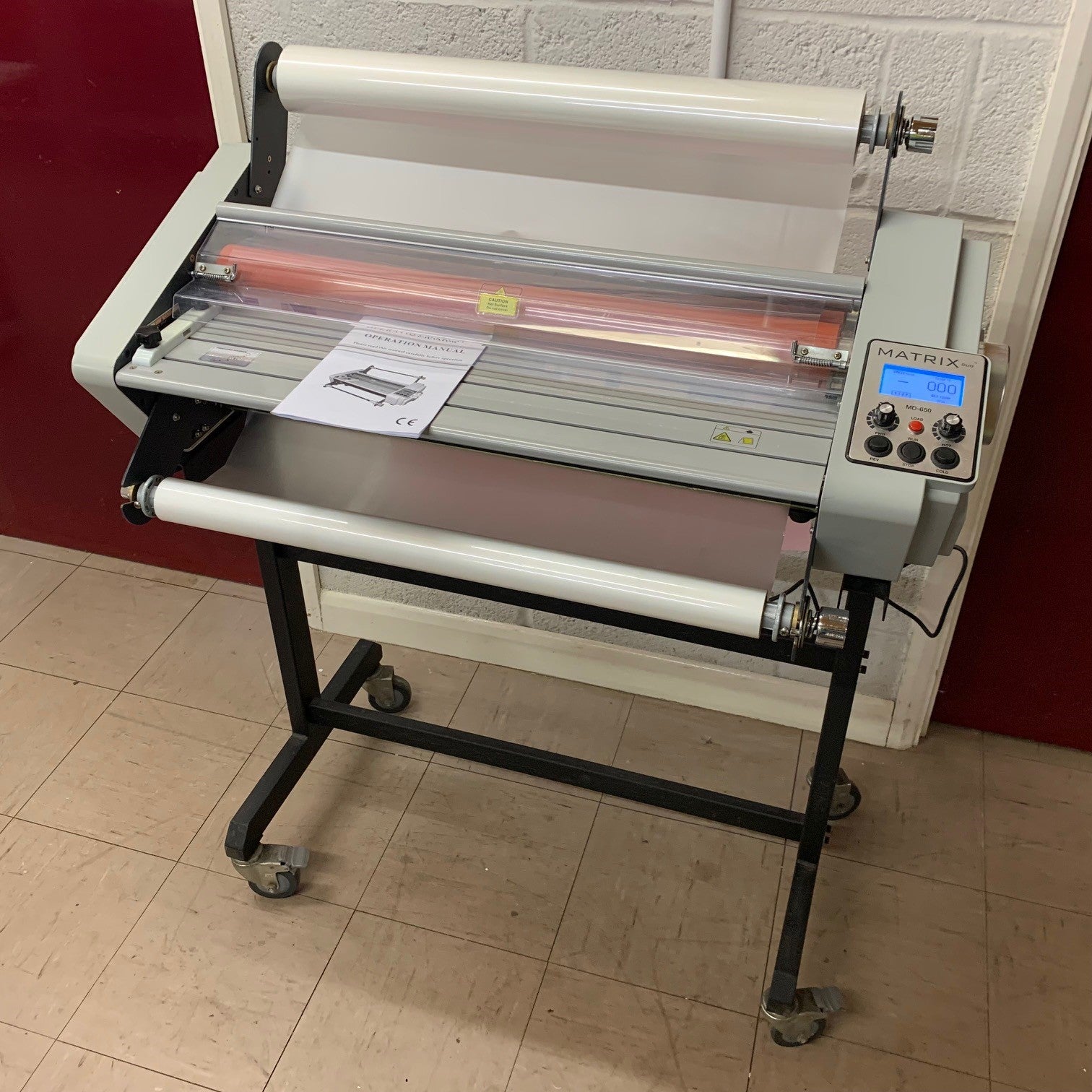 Pre-owned Matrix Duo 650 Roll Laminator Including Stand – Elmstok Ltd