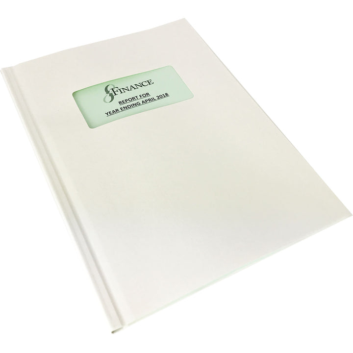Channelbind Impressbind A4 Soft-Window Cut-Out Binding Covers White ...
